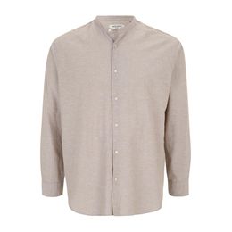Jack & Jones Plus Jack & Jones Plus Hemd 'JJEBreeze' Herren Größe 4XL dunkelbeige