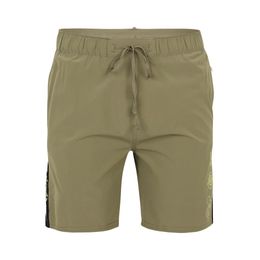 Quiksilver Boardshorts 'Omni Training 17' Herren Größe S creme / grün / hellgrün / schwarz