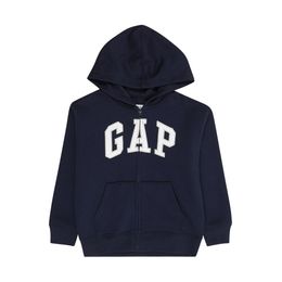 GAP Sweatjacke 'HERITAGE' Jungen Größe 164/170 navy / weiß