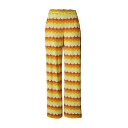 King Louie Hose 'Ethel' Damen Gr&ouml;&szlig;e 34 gelb / pastellgr&uuml;n / orange / dunkelorange