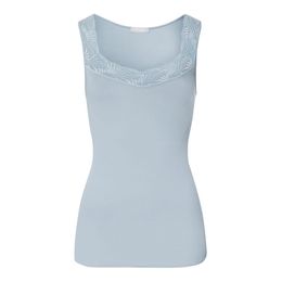 Hanro Top ' Cotton Delight ' female Blue size M