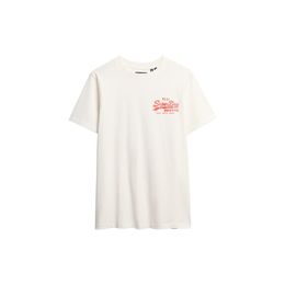 Superdry & Co T-Shirt 'Tokyo' Herren Gr&ouml;&szlig;e XXXL blutrot / offwhite