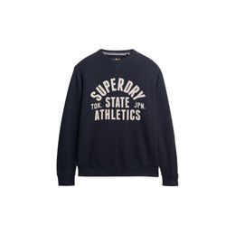 Superdry & Co Sweatshirt 'Athletic Essentials' Herren Gr&ouml;&szlig;e XL marine / wei&szlig;