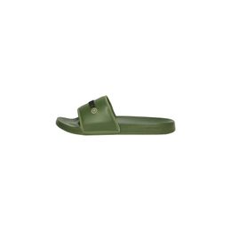 Superdry Badeschuh 'Tarp Core' Herren Größe 44/45 hellbeige / oliv / schwarz