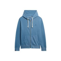 Superdry & Co Zip-Up Hoodie 'Essential' male Blue size XXL