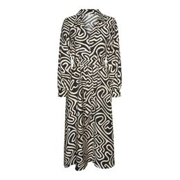 Véro Moda VERO MODA Kleid 'VMVIGDIS' Damen Größe 42 creme / schwarz Winterkleid