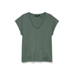 V&eacute;ro Moda VERO MODA T-Shirt 'VMLuna' Damen Gr&ouml;&szlig;e XL dunkelgr&uuml;n
