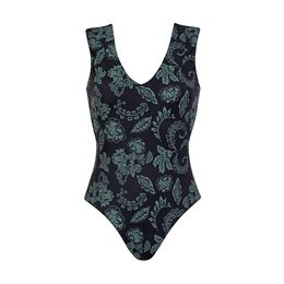 Vivid Badeanzug Damen Gr&ouml;&szlig;e S/M dunkelblau / dunkelgr&uuml;n