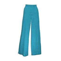 Vivid Pleat-Front Pants female Blue size 34