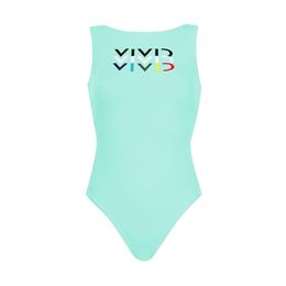 Vivid Swimsuit female Blue size 44