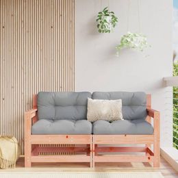 Gartenstühle mit Kissen 2 Stk. Massivholz Douglasie