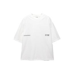 Pull&Bear Pull&bear Shirt 'ICE CUBE' male White size L