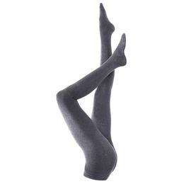 Lavana Strumpfhose Damen Größe S grau / schwarz