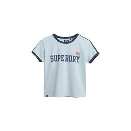Superdry & Co T-Shirt 'Essential' Damen Gr&ouml;&szlig;e S navy / aqua