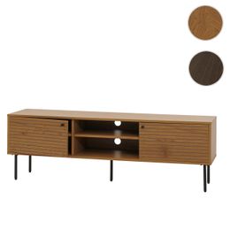 Mendler TV-Rack HWC-N78, Lowboard TV-Schrank, skandinavischer Stil Metall Holz Melamin MVG 50x150x40cm ~ Var 109277+109278