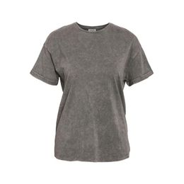 Noisy may NMBRANDY WASHED S/S TOP JRS NOOS T-Shirt grau in XS 27033185 Charcoal Gray WASHED