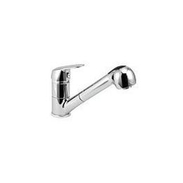 Herzbach Küchenarmatur Kappa 50116000101 chrom, Auslauf schwenkbar, ausziehbare Handbrause