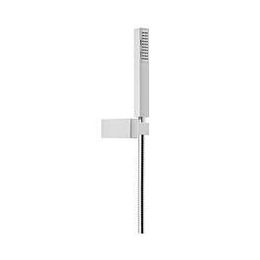 Herzbach Living Spa Wannenset 11.630221.3.01 chrom, mit Konushalter, Brauseschlauch 1.600mm, square