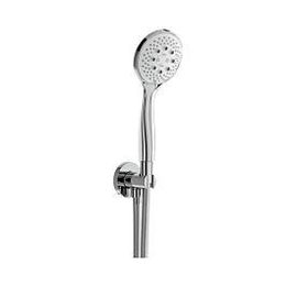 Herzbach Living Spa Wannenset 11.620225.4.01 chrom, mit Konushalter, Brauseanschlussbogen, 1.600mm, round