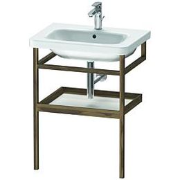 Duravit DuraStyle Handtuchhalter DS988102277 59 x 44 cm, weiß hochglanz/amerikanisch Nussbaum, mit Ablage