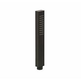 Herzbach Deep Black Stabhandbrause 36.677500.1.12 aus Messing, schwarz matt