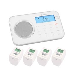 Olympia 4 St&uuml;ck Smart Home Heizk&ouml;rperthermostatt Starterset Steuerung Heizung App & WLAN