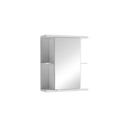 ByLiving Spiegelschrank NEBRASKA, Breite 60 cm, wei&szlig;, seitliche Ablagen