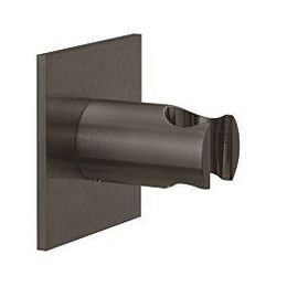 Herzbach Design iX PVD Wandhalter 21.994100.2.40 Black Steel, Rosette 70x70mm