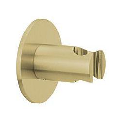 Herzbach Design iX PVD Wandhalter 21.994100.1.41 Brass Steel, Rosette d= 70mm