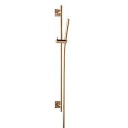 Herzbach Design iX PVD Dusch-Wandstangenset 21.922700.2.39 Copper Steel, 900mm, mit Stabhandbrause