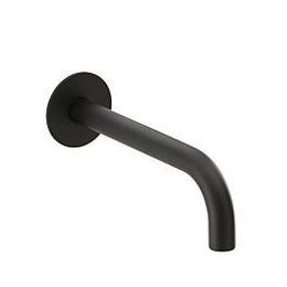 Herzbach Deep Black Wandauslauf 23.451400.1.12 schwarz matt, 1/2", 210 mm