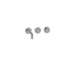 Herzbach MODUL7 PUSH TA Waschtisch- 70.701603.1.01 Wandbatterie Fertigset 160mm Chrom