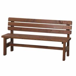 Natura Bank 'Tessin' Kiefernholz braun lasiert 150 cm