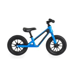 Byox Laufrad Jogger 12 Zoll, Luftreifen bis 50 kg Stahllenker Anti-Rutsch-Griffe blau
