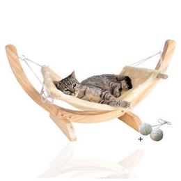 Rohrschneider &reg; Katzenh&auml;ngematte Cat Relax, Katzenschlafplatz inkl. Gratis-Beigabe