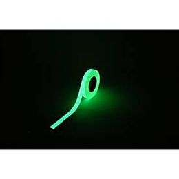 Markierungsband moedel, nach DIN 67510 / ISO 17398, Folie selbstklebend, langnachleuchtend, 25 mm x 25 m