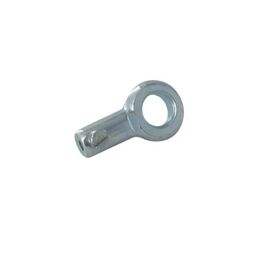 Metall Bowdenzug endstück Ösen-Form. Ösen-Ø: 8,0 mm, für Litzen-Ø: max.2,5 mm.