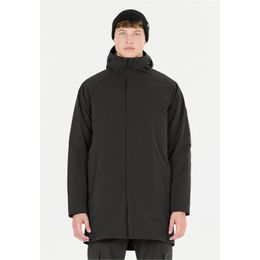 Parka SOS "Boiwa", Herren, Gr. M, schwarz, 85% Polyamid, 15% Elasthan, unifarben, normal, ohne Ausschnitt, Jacken Parka, mit innovativer, wasserabweisender Beschichtung