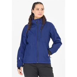 Skijacke WHISTLER "Drizzle", Damen, Gr. 40, blau (dunkelblau), 100% Polyester, unifarben, normal, ohne Ausschnitt, Jacken, in multifunktionaler und schützender Qualität