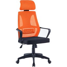 Kondela Bürostuhl Taxis Neu - schwarz / orange