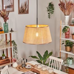 hofstein Sabadim Hängeleuchte 45 cm beige, Naturfarben, 1-flammig