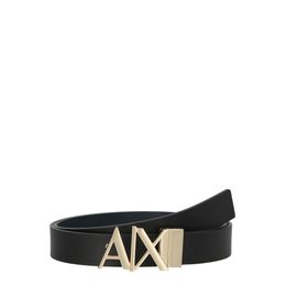 Armani Exchange G&uuml;rtel Herren Gr&ouml;&szlig;e 85 gold / schwarz