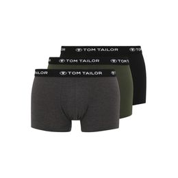 Tom Tailor Boxershorts Herren Gr&ouml;&szlig;e XL graumeliert / khaki / schwarz / wei&szlig;