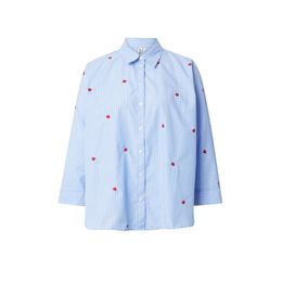 Only Blouse 'ONLNew Lina Grace' female size L Light blue / Red / White