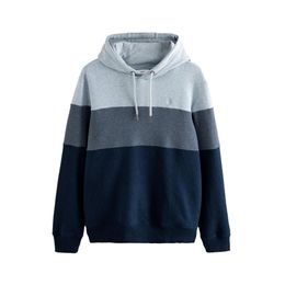 next Sweatshirt Herren Gr&ouml;&szlig;e XXXL navy / hellblau / blaumeliert