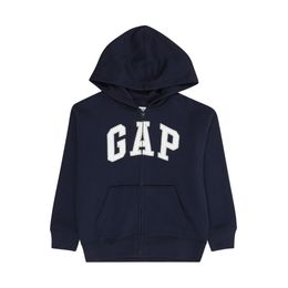 GAP Sweatjacke 'HERITAGE' Jungen Gr&ouml;&szlig;e 164/170 navy / wei&szlig;