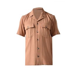 Antioch Button-Up Shirt Herren Gr&ouml;&szlig;e M hellorange