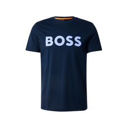 BOSS T-Shirt 'Thinking 1' Herren Gr&ouml;&szlig;e L dunkelblau / wei&szlig;