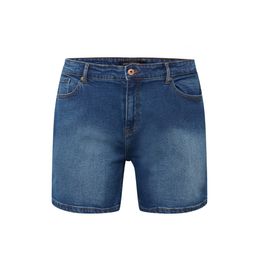 Only Carmakoma Shorts 'ENEDA' Damen Gr&ouml;&szlig;e 39/40 blue denim