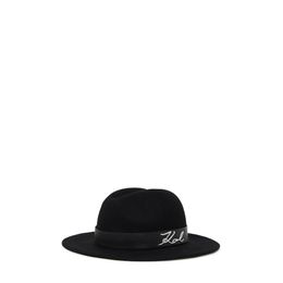 K by KARL LAGERFELD Karl Lagerfeld Hut 'FEDORA ' Damen Gr&ouml;&szlig;e 58/59 schwarz